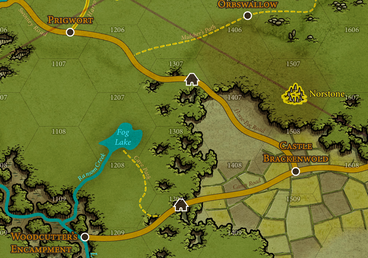 Preview: Dolmenwood Campaign Map – Necrotic Gnome